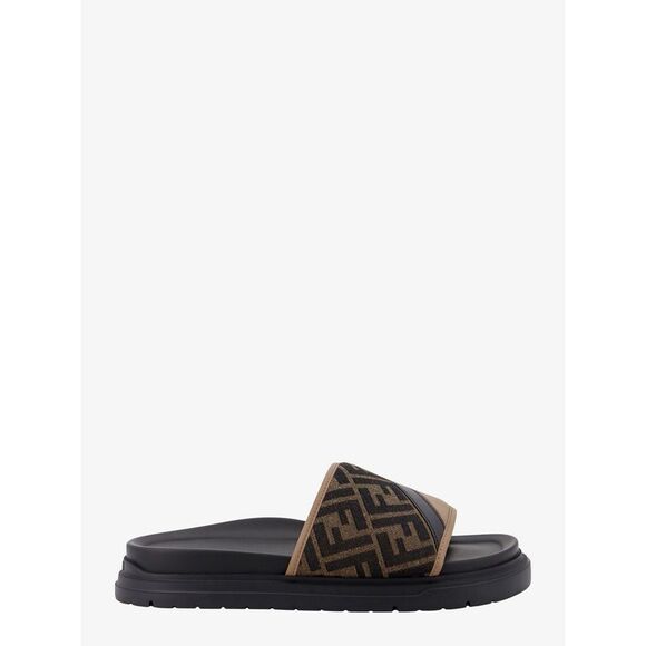 Fendi | Shoes | Fendi Men Fendi Diagonal Ff Jacquard Slide | Poshmark